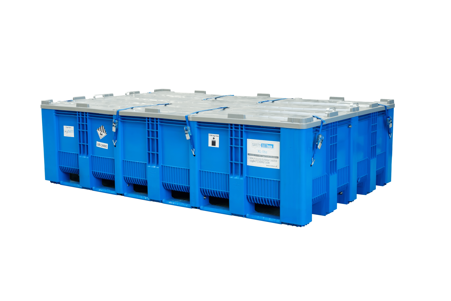 Transport- & Brandschutzbehälter für Lithium-Ionen-Batterien🔋| LogBATT GmbH