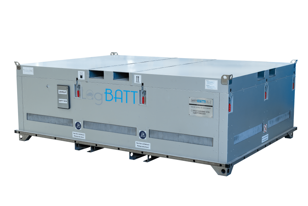 Transport- & Brandschutzbehälter für Lithium-Ionen-Batterien🔋| LogBATT GmbH