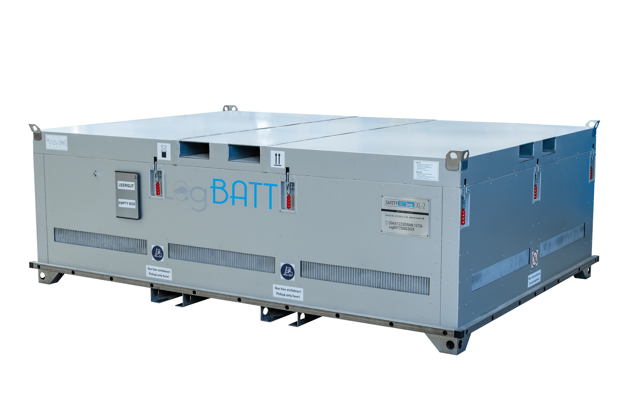 Transport- & Brandschutzbehälter für Lithium-Ionen-Batterien🔋| LogBATT GmbH